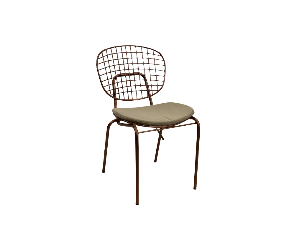 Coimbra Metal Upholstery Work Outdoor Chair - Kernig Krafts